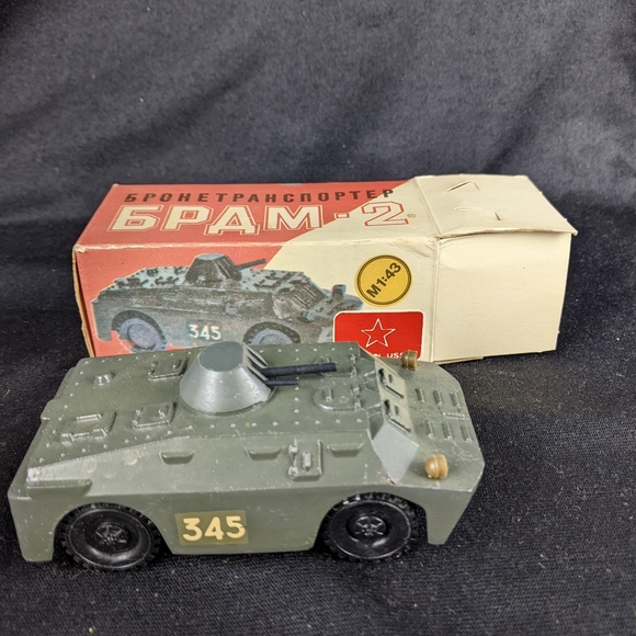 Toys | Vintage Metal Military Tank Made In Russia Original Box M143 ...